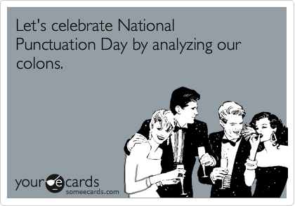 A Quiz to Celebrate National Punctuation Day